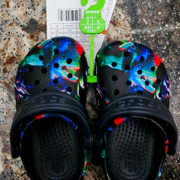 CROCS | Shoes | New Classic Dino Crocs | Poshmark